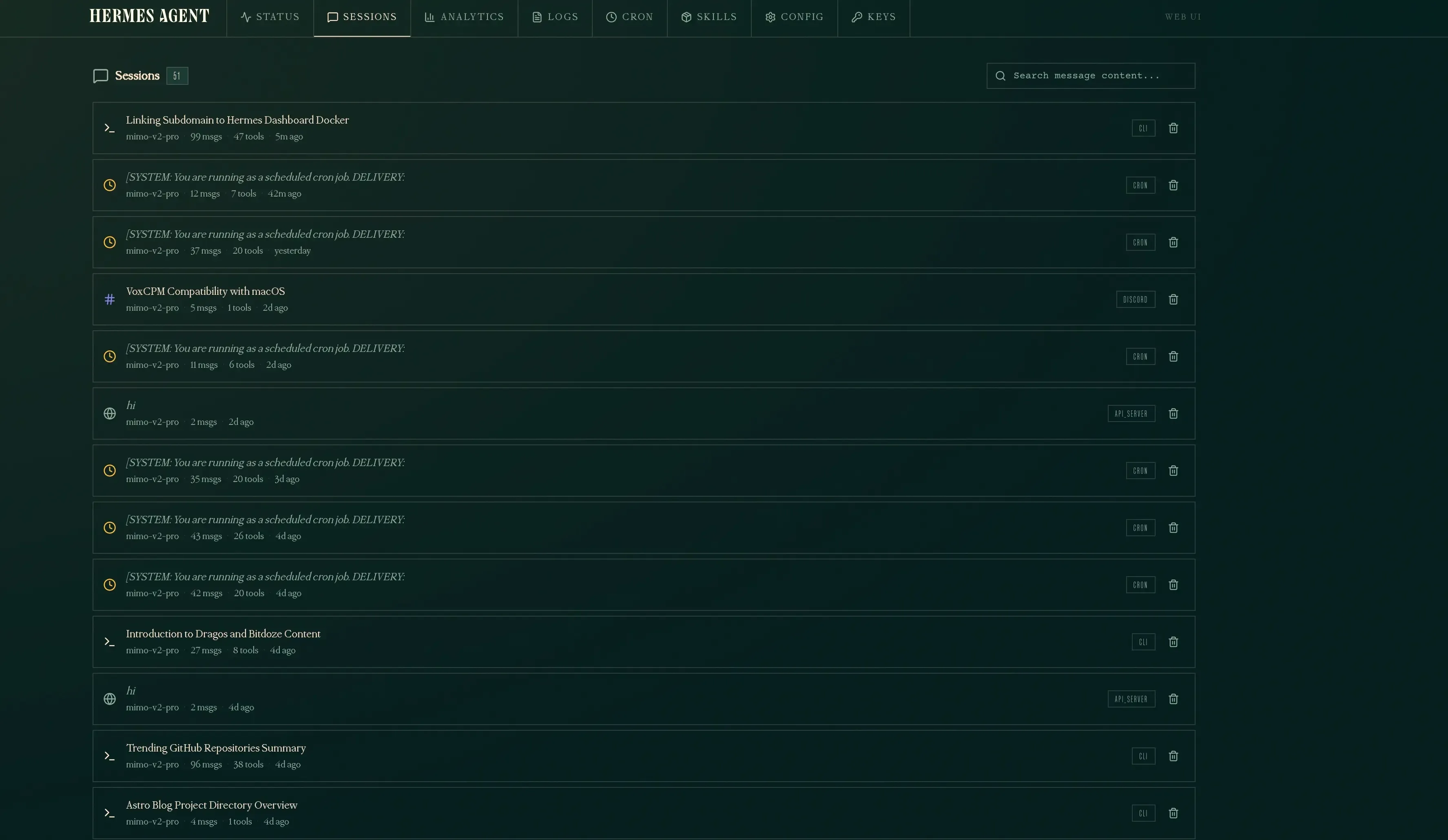 Hermes Dashboard: Web UI for Your AI Agent with SSH, Caddy, and Docker ...